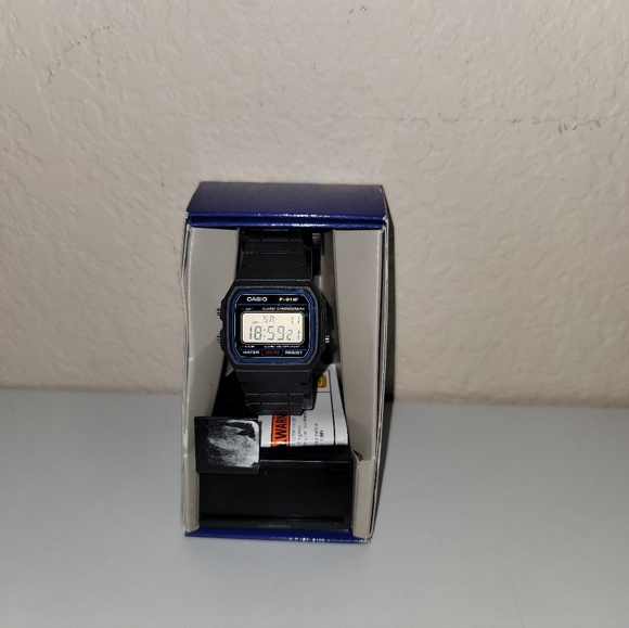 Casio | Wearables | Casio Black And Blue Digital Watch | Poshmark